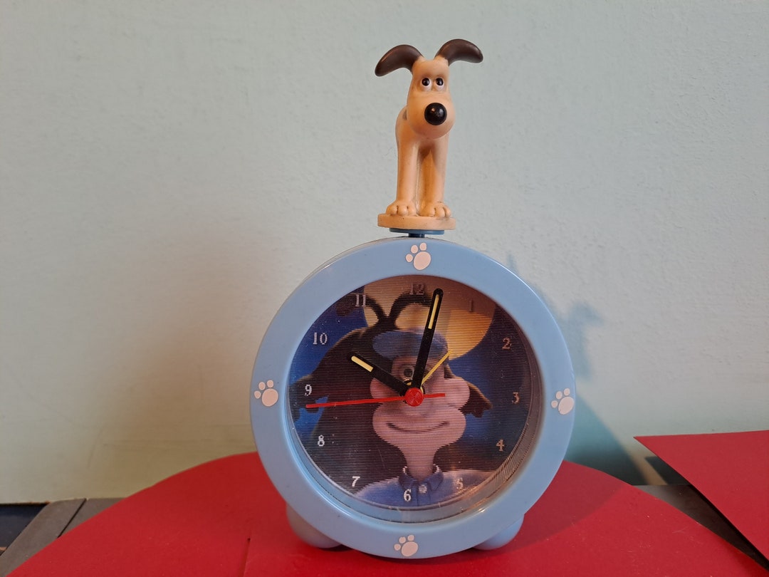Rare Wallace and Gromit Curse of the Were-rabbit Animated Talking Alarm ...