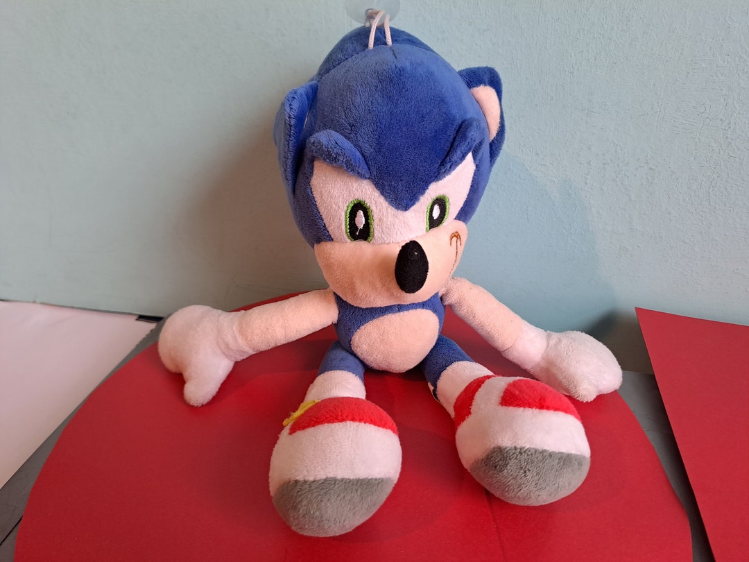 Sonic the Hedgehog Original Plush Stuffed Soft Toy Vintage Collectable Etsy