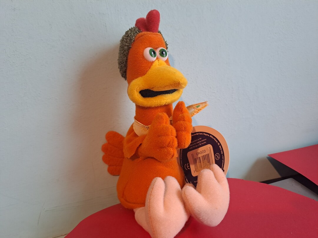Ginger Gripper Hugger Clapping Vintage Chicken Run Plush Toy With ...