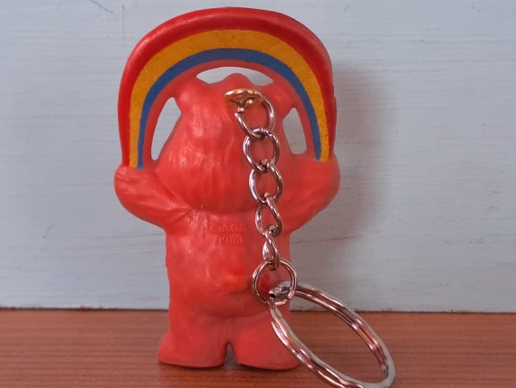 Kenner Cheer Rainbow Care Bear Keyring, Key, Chain, F… - Gem
