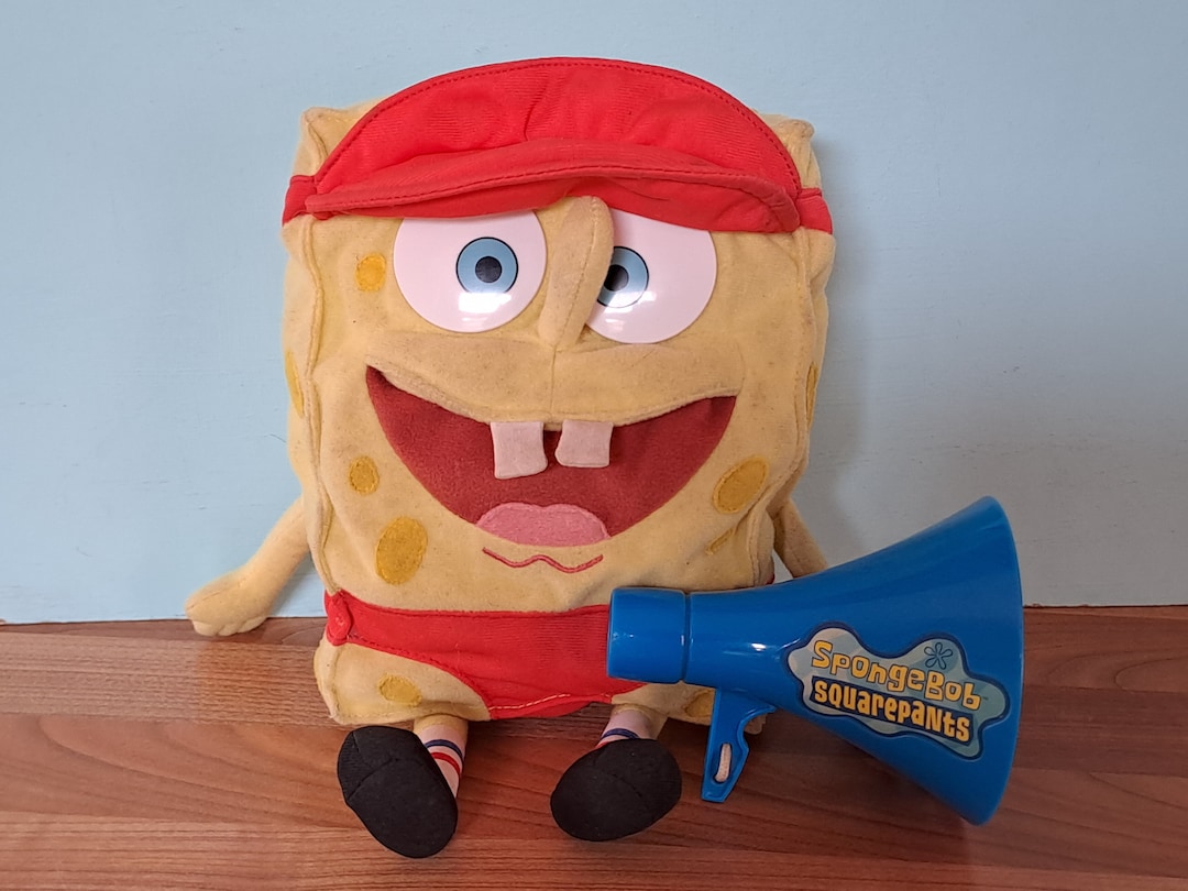 Mattel Electronic Sponge Bob Square Pants With Megaphone TV Show ...