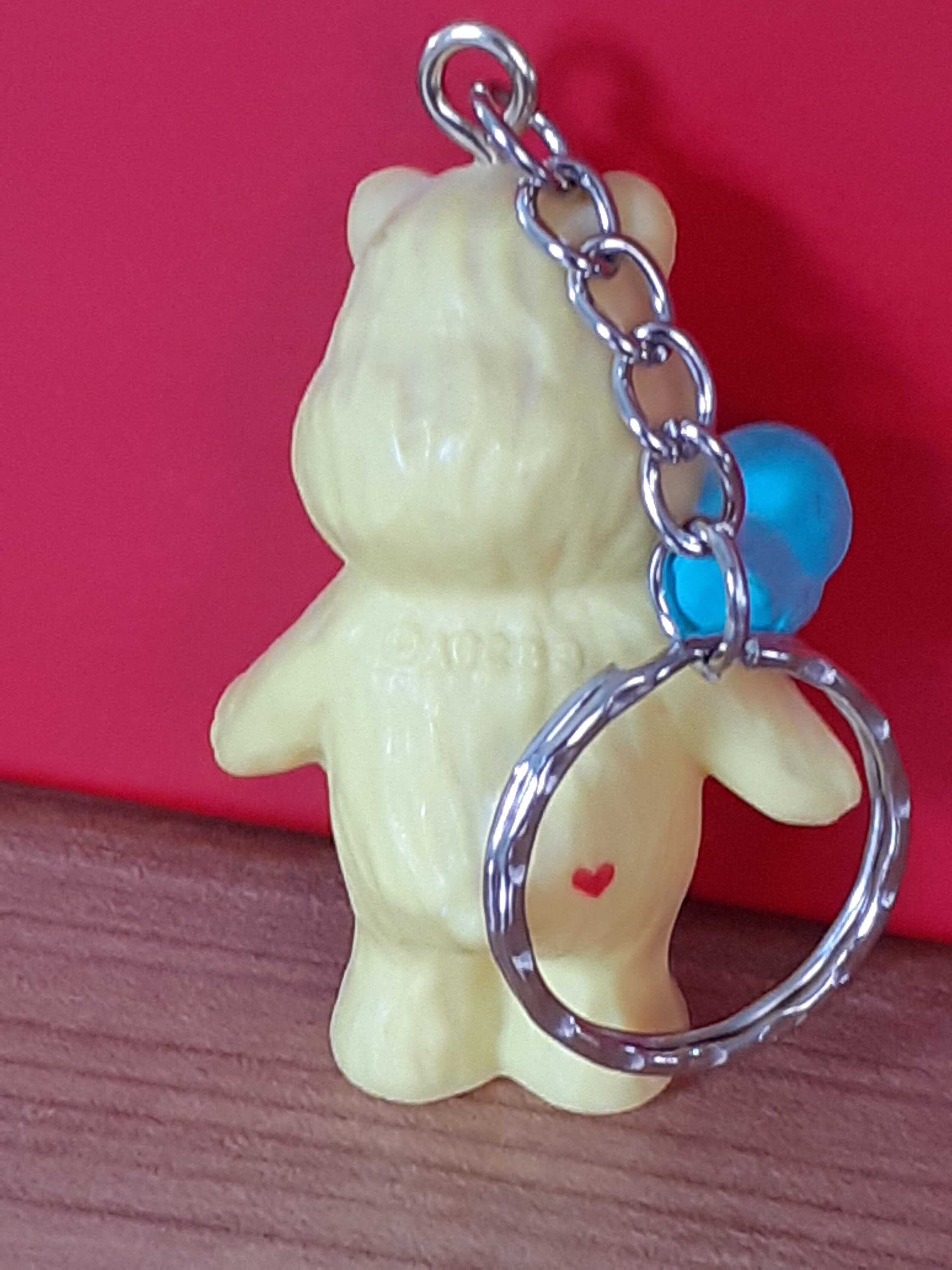 Kenner Care Bear Funshine With Blue Bird Keyring Key Chain - Etsy