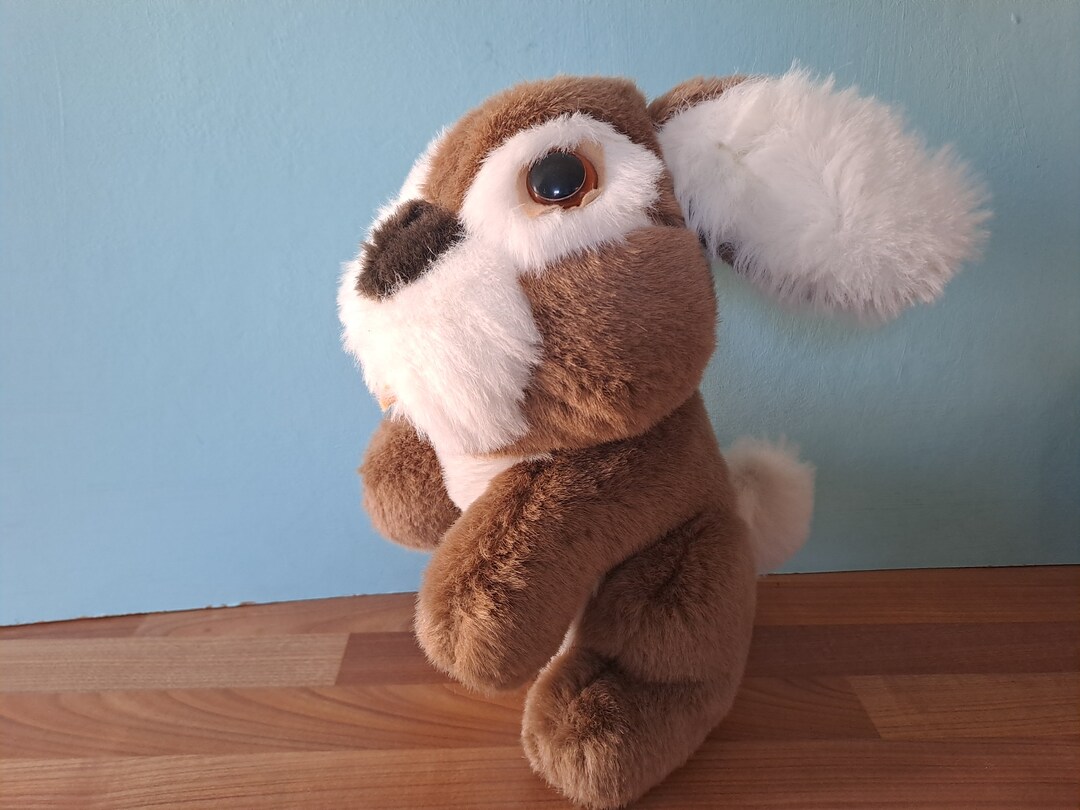 Vintage Tebro Large Bunny Rabbit Plush Stuffed Teddy Collectors Toy. - Etsy