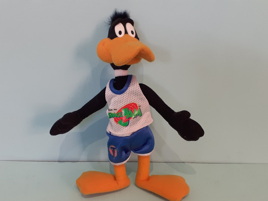 Daffy Duck Space Jam 1996 Warner Bros Soft Plush Collectors Toy Figure ...