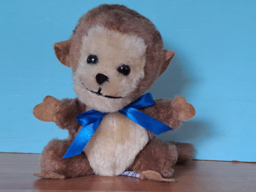 Rare Dakin Monkey Vintage 1978 Plush - Nostalgic Super Cute Stuffed Toy ...