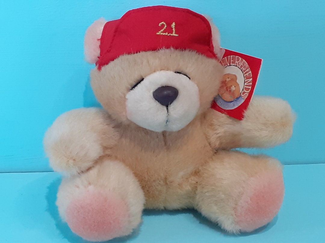 Forever Friends 21st Birthday Teddy Bear by Andrew Brownsword in Hat ...