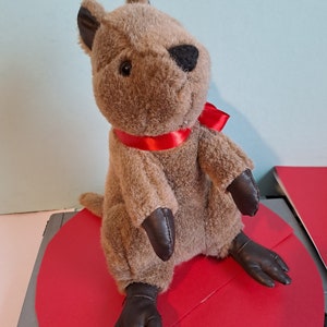 Cute Rare Quokka Stuffed Plush Toy Vintage Davric Australia Marsupial ...