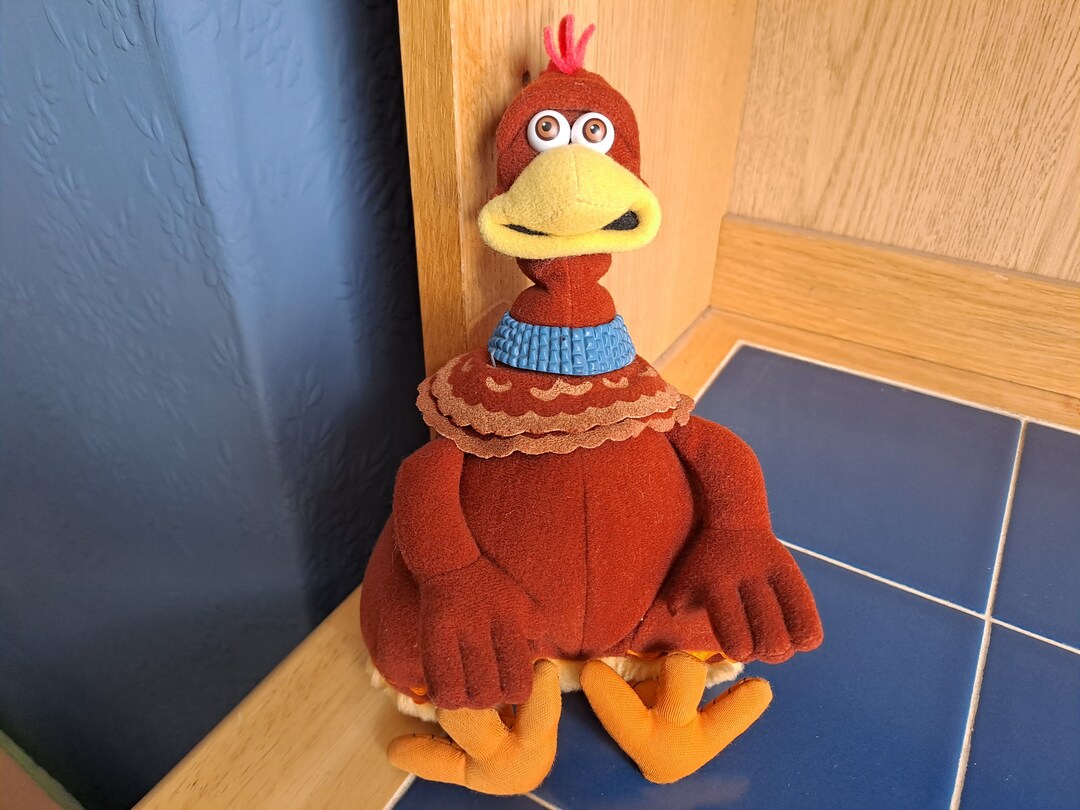 Bunty Chicken Run Plush Beanie Bottom Stuffed Toy - Dreamworks Champion ...