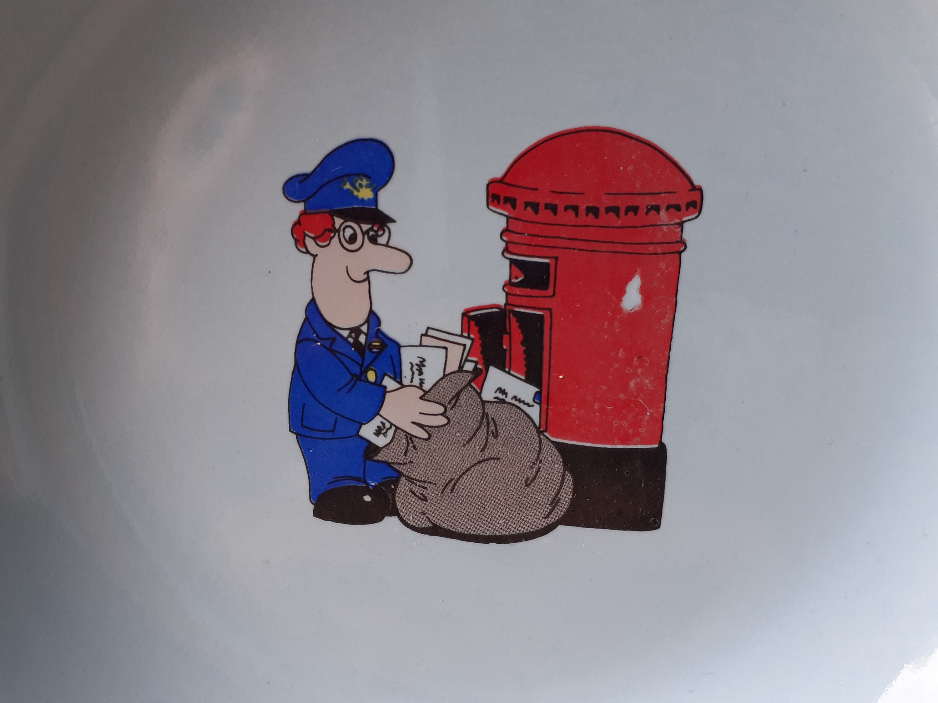 Gibson Pottery Postman Pat Bowl Dish Blue Collectable TV | Etsy