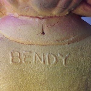 Vintage Bendy Jacko the Monkey With Guitar Foam Rubber Toy Figure 1960s ...