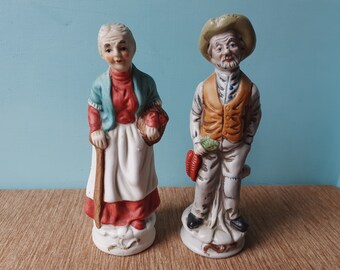 Elderly Couple Figurine | Etsy