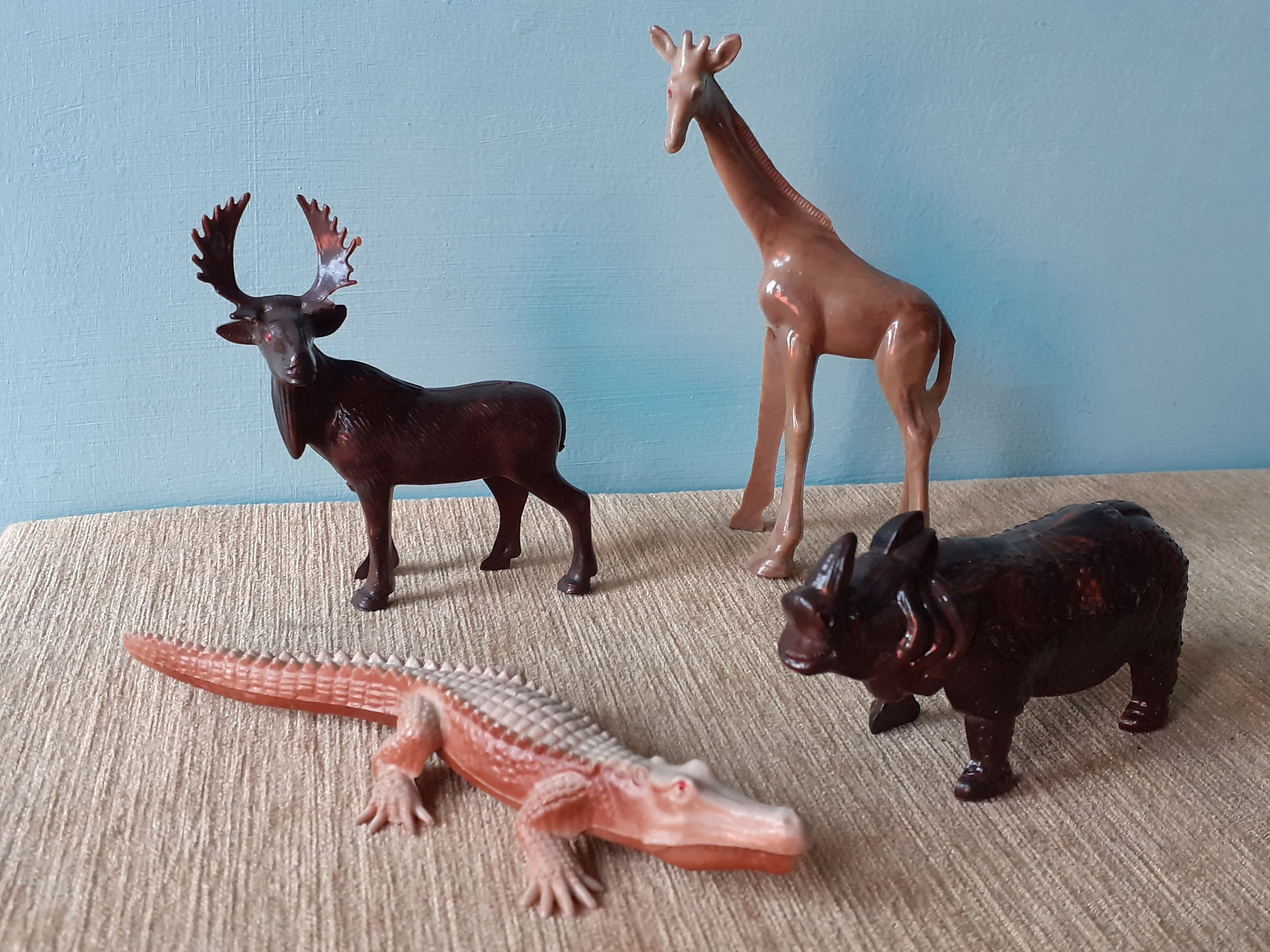 Bergen Toy Hard Plastic Zoo Jungle Wild Animal Collection. - Etsy