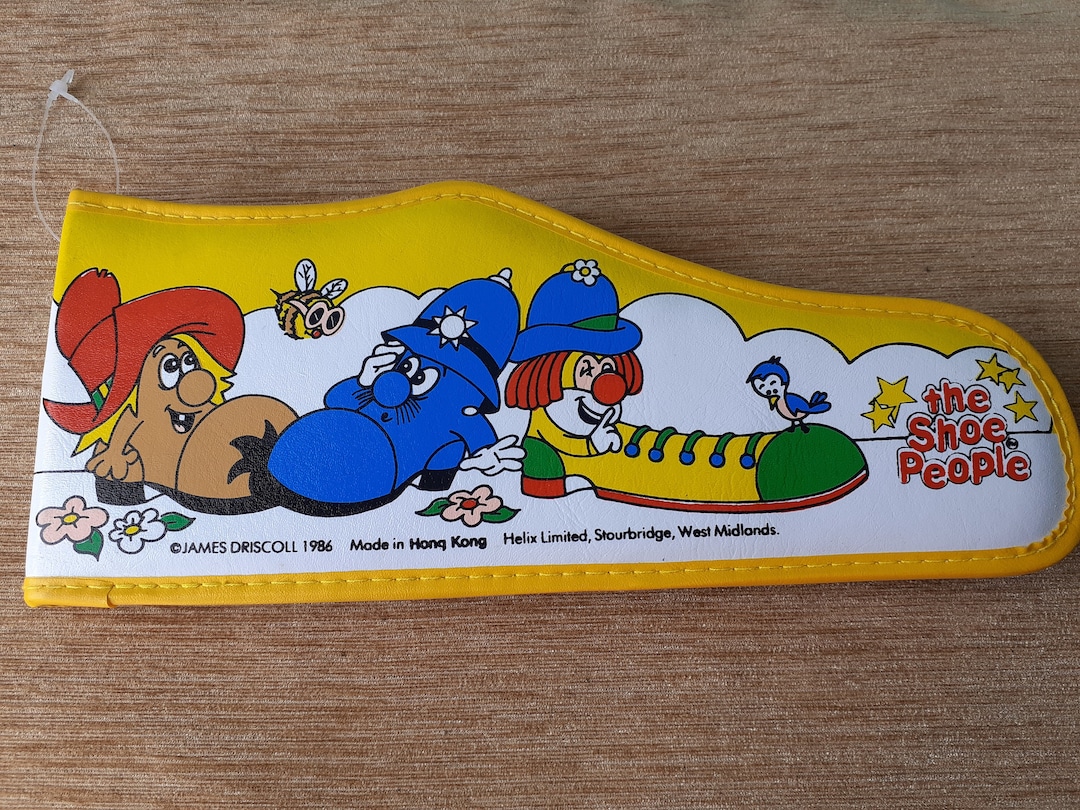 Shoe People Pencil Case and Contents - New Old Stock - 1986 Vintage ...