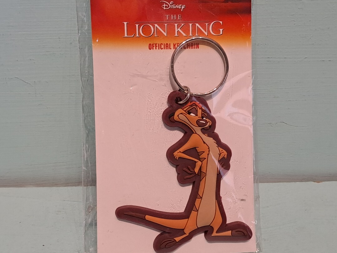 Official Timon Lion King Vintage Zipper Charm, Keyring, Key, Chain, Fob ...