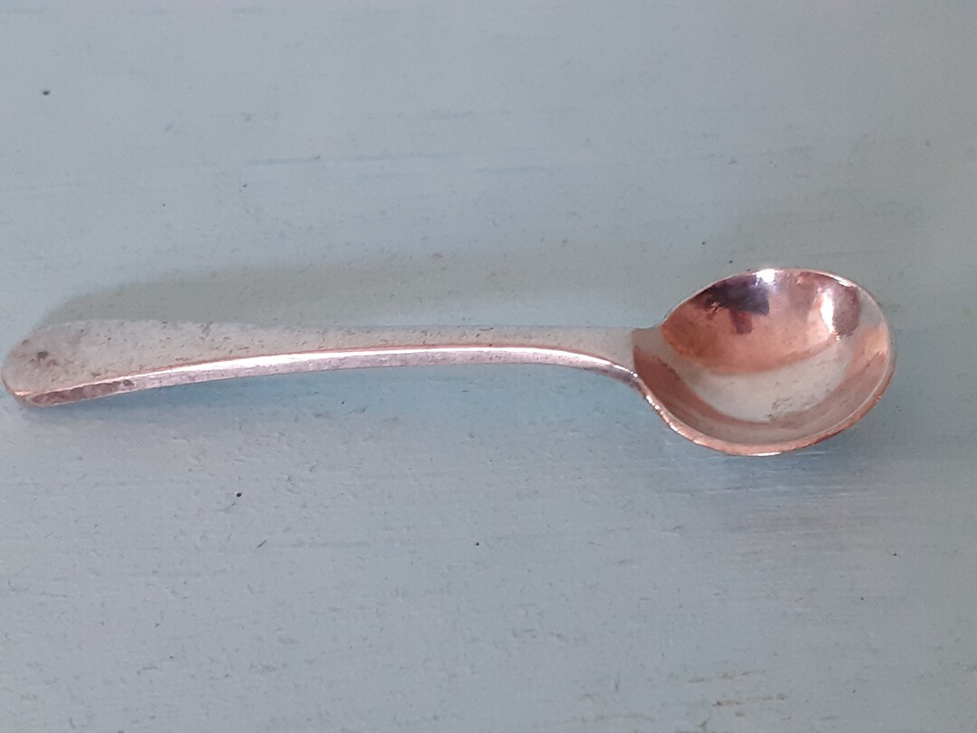 Miniature Antique Silver Ladle Mustard Spoon - Etsy
