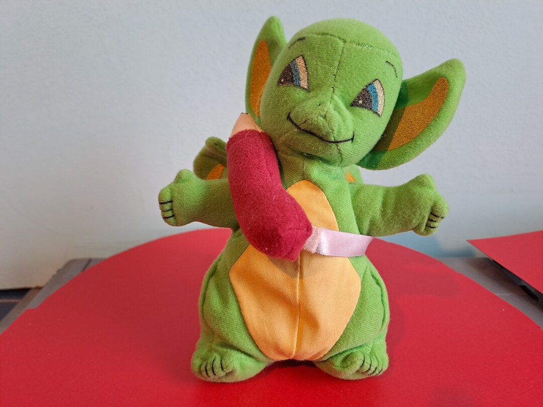 Vintage Pocket Dragons Adventures Scribbles With Pencil Beanie Plush ...