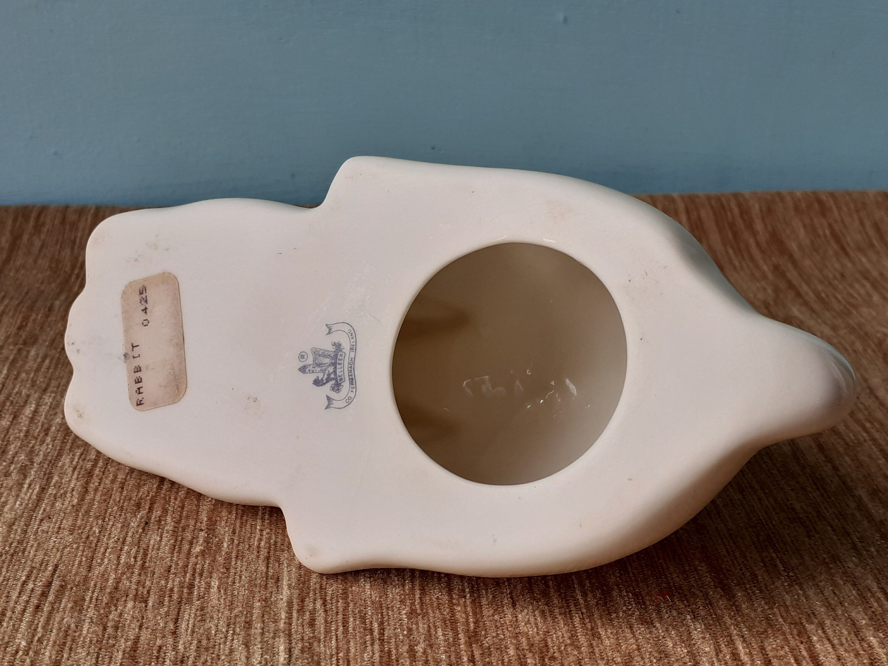 Belleek White Baby Rabbit - Irish Fine Porcelain Bunny Figure Figurine ...