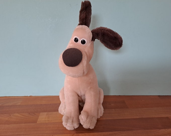 Wallace and Gromit - Startled Look Vintage Stuffed Cuddly Soft Dog Toy ...