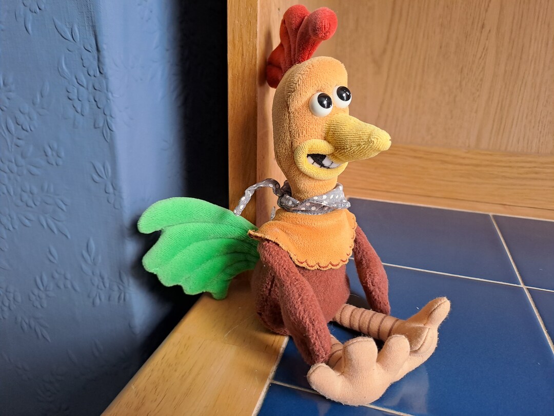 Rocky the Charmer Chicken Run Plush Beanie Toy - Dreamworks - Top Notch ...