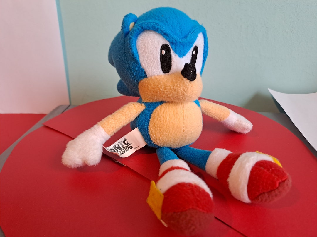 Little Sega Sonic the Hedgehog Original Plush Stuffed Soft Toy Vintage ...