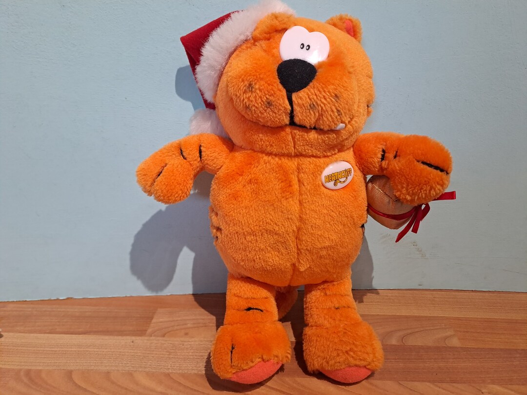 Heathcliff the Cat in Christmas Hat With Gift - Rare TV Show - Soft ...