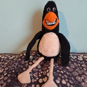 Original Vintage Andrew the Penguin Creature Comforts Aardman Stuffed ...