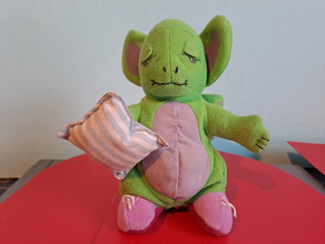 Vintage Pocket Dragons Adventures Cuddles With Pillow Beanie Plush ...