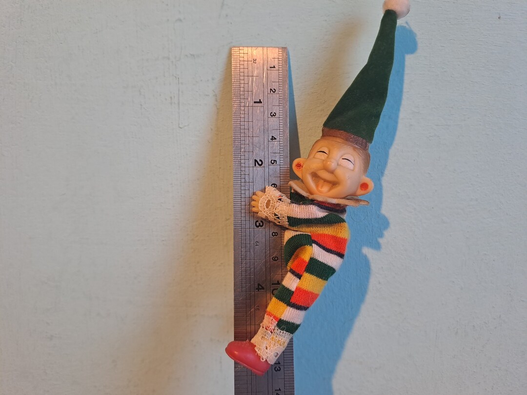 Jolly Clown Gripper Hugger Clip on Clip-on Doll Toy Figure - Rare ...