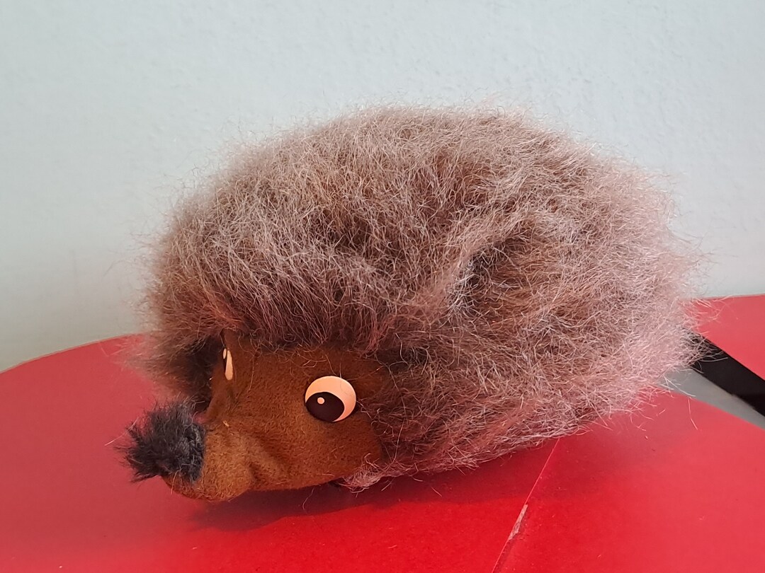 Rare Merrythought Hedgehog With Furry Nose - Vintage Ironbridge Shrops ...