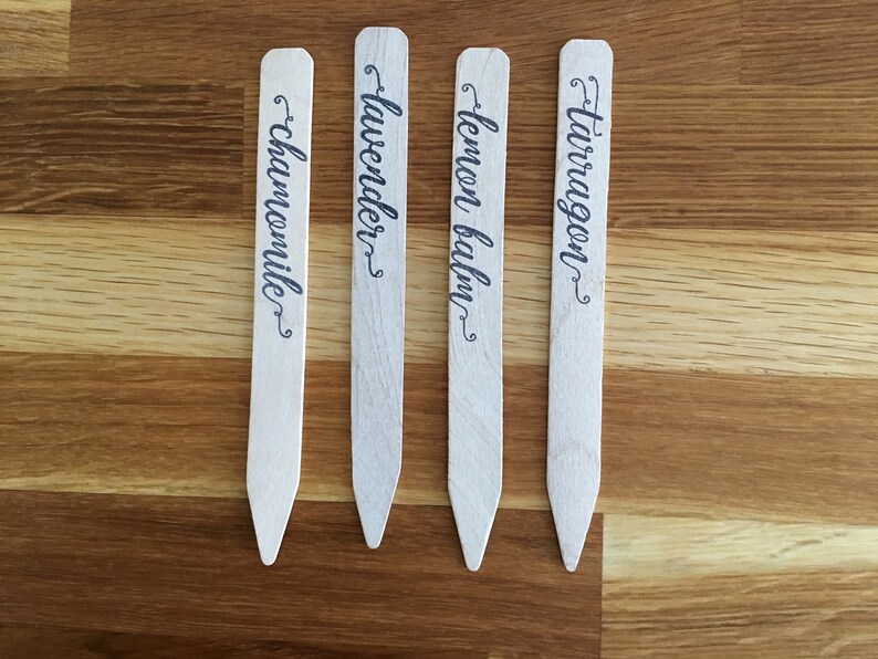 Mix & Match Rustic Garden Markers and Labels Choose From Our | Etsy