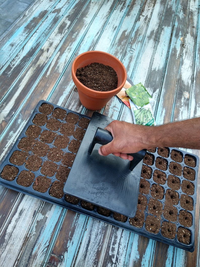 The Original 24-hole Soil Digger and Soil Spacer for Planting Seeds ...