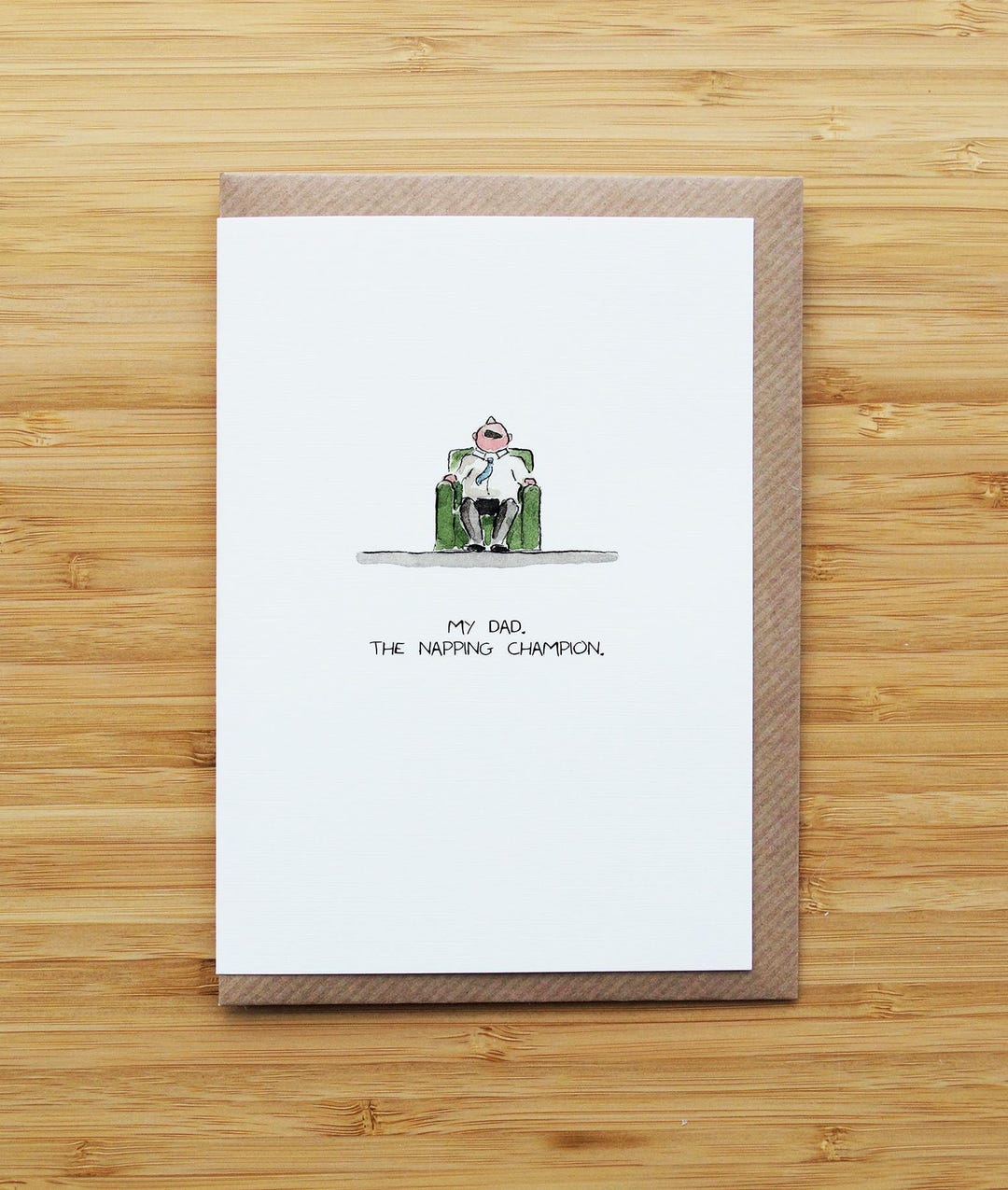 Dad Nap Card - Etsy