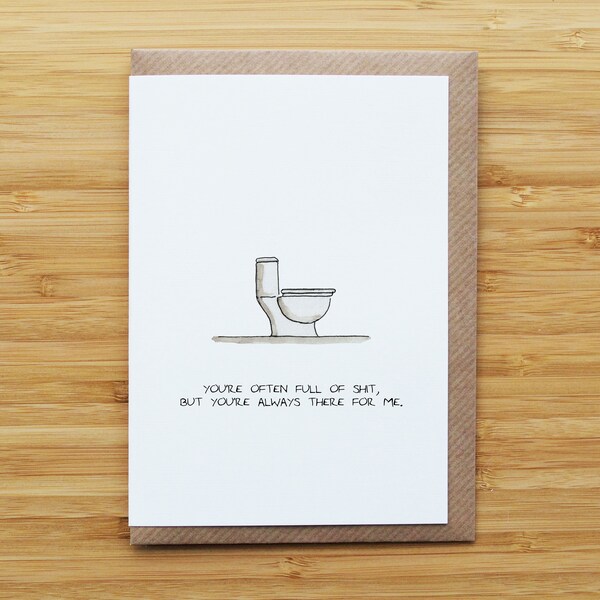 Toilet Paper Card - Etsy