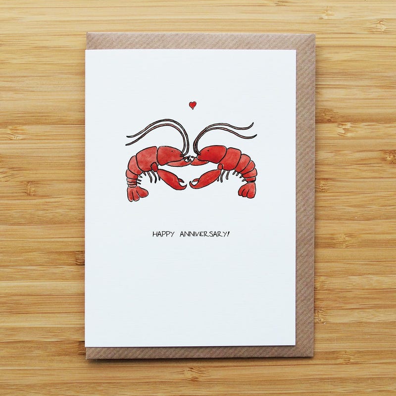 Card Love Lobster - Etsy