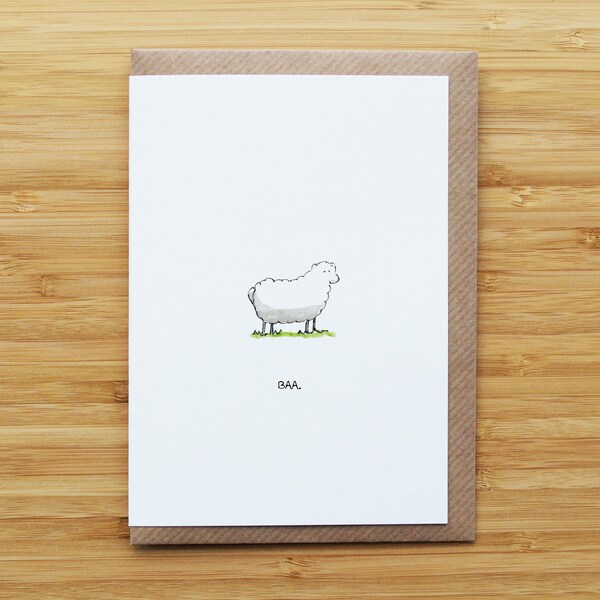 Sheep Card - Etsy UK