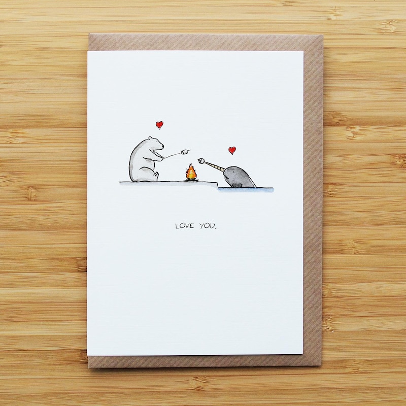 Narwhal Liebeskarte - Etsy Canada