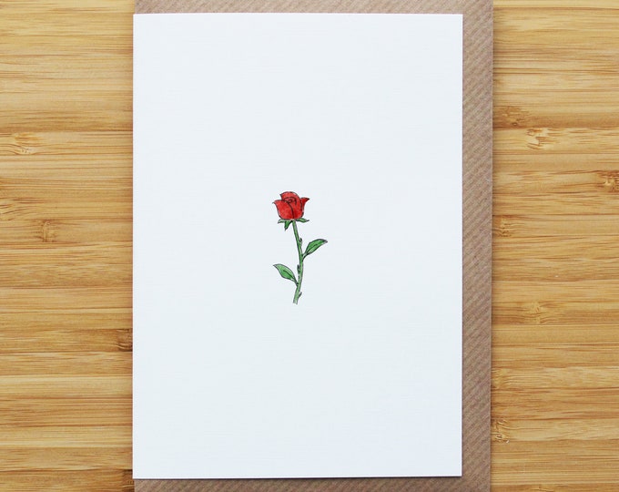 Roses Embossed Greeting Cards 5 Blank Hand Made Cards Wedding Cards ...