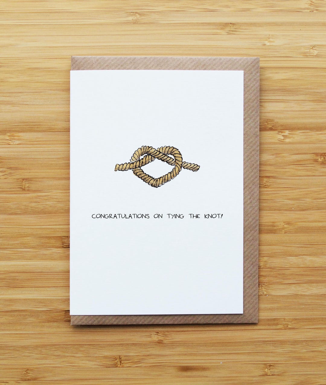 Wedding Knot Card - Etsy