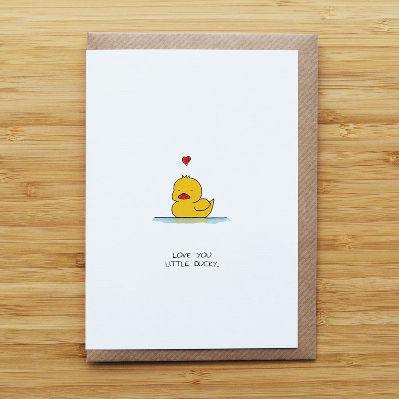 Duck Anniversary Card - Etsy