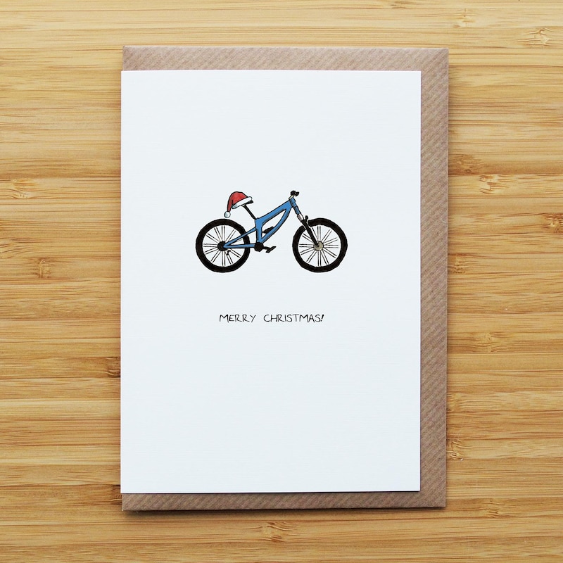 Bike Christmas Cards - Etsy
