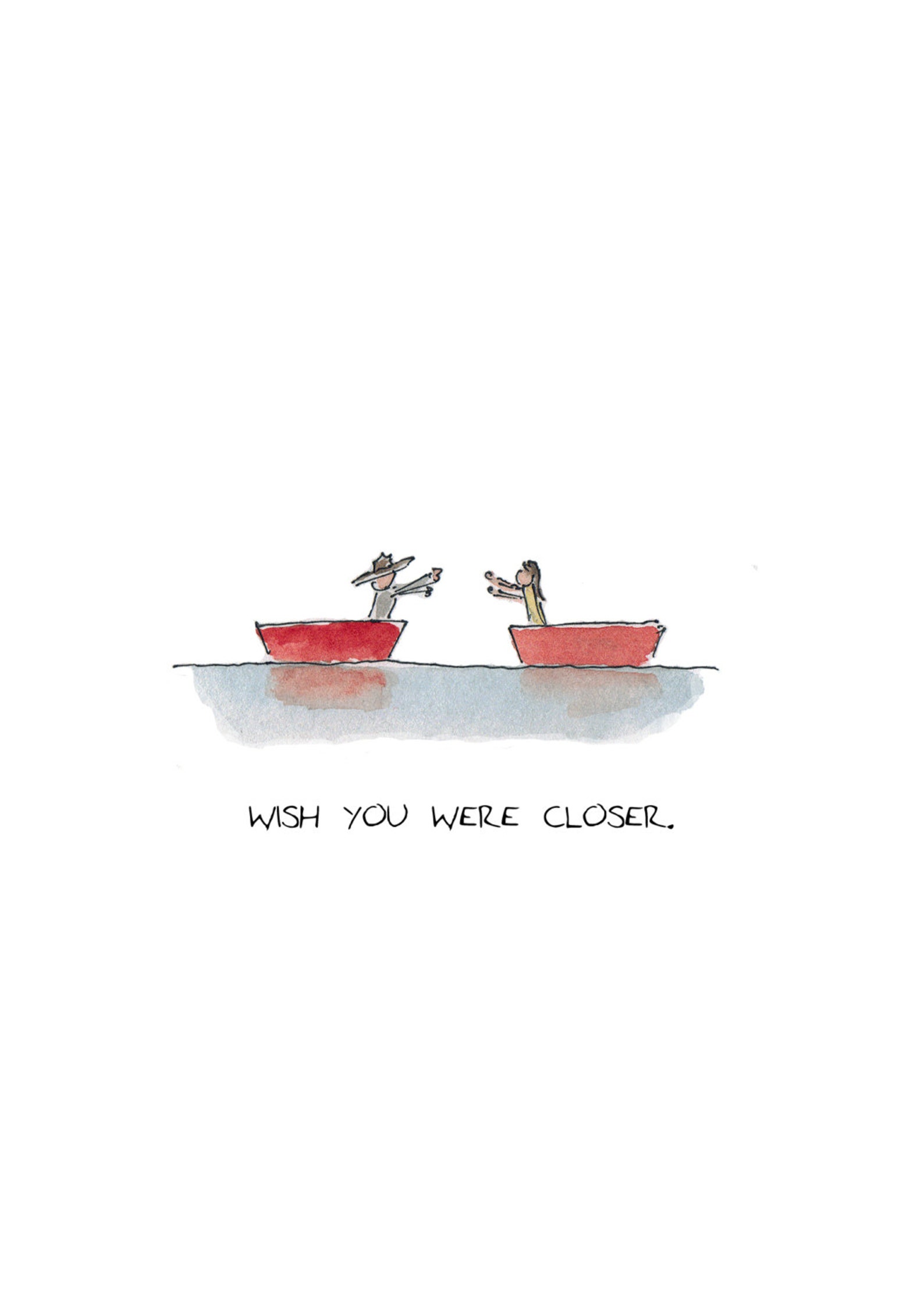 Wish You Were Closer Card or Print - Etsy