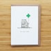Get Well Soon Hippo Card - Cute Animal Get Well Soon - Recycled - Etsy