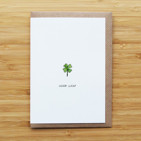Good Luck Card - Etsy