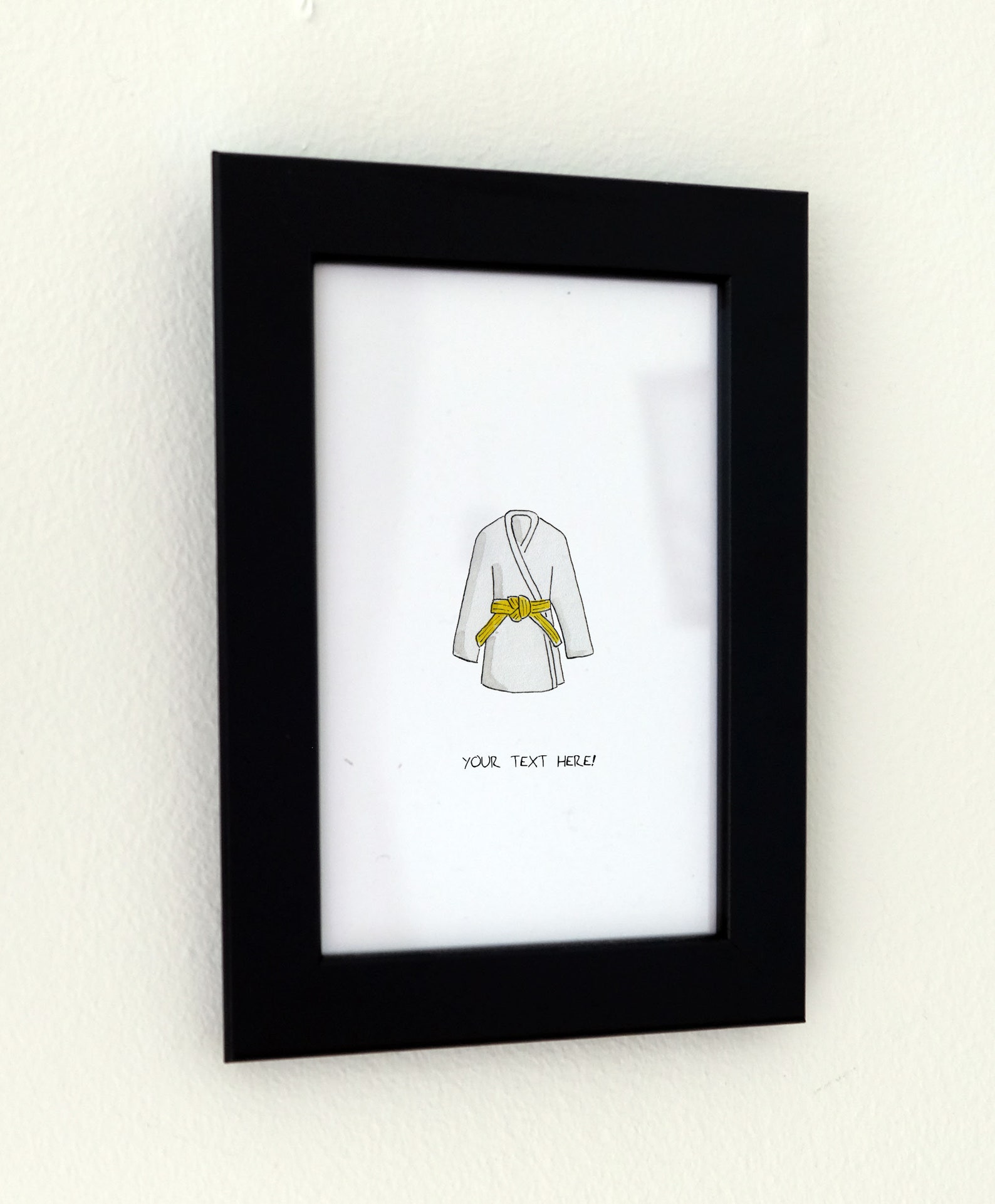 Karate Taekwondo Judo or MMA Belt Card or Print multiple - Etsy