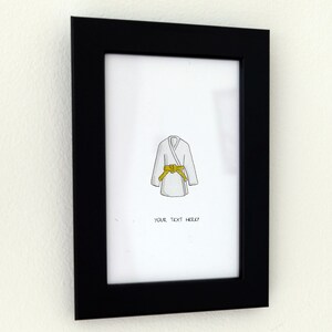 Karate Taekwondo Judo or MMA Belt Card or Print multiple - Etsy