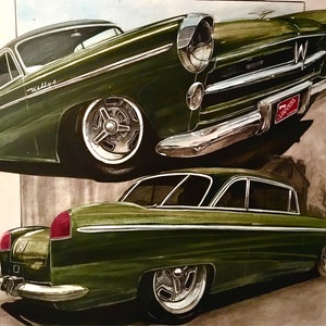 Custom Car Portrait - Custom Car Artwork -car Portrait - Custom ...