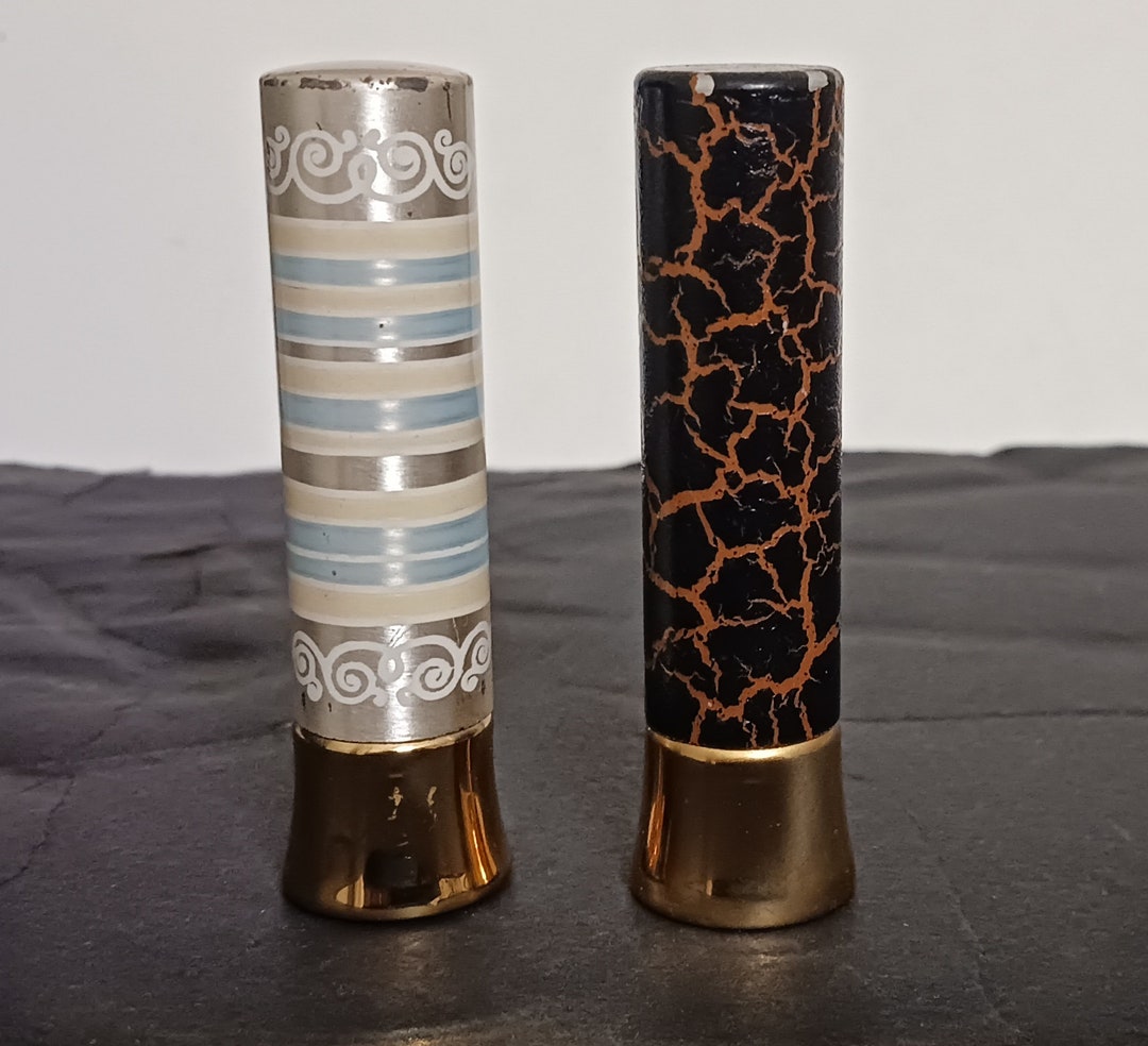 Yardley romeo Red 1968 Lipstick and a Yardley 1970 Black Crackle ...