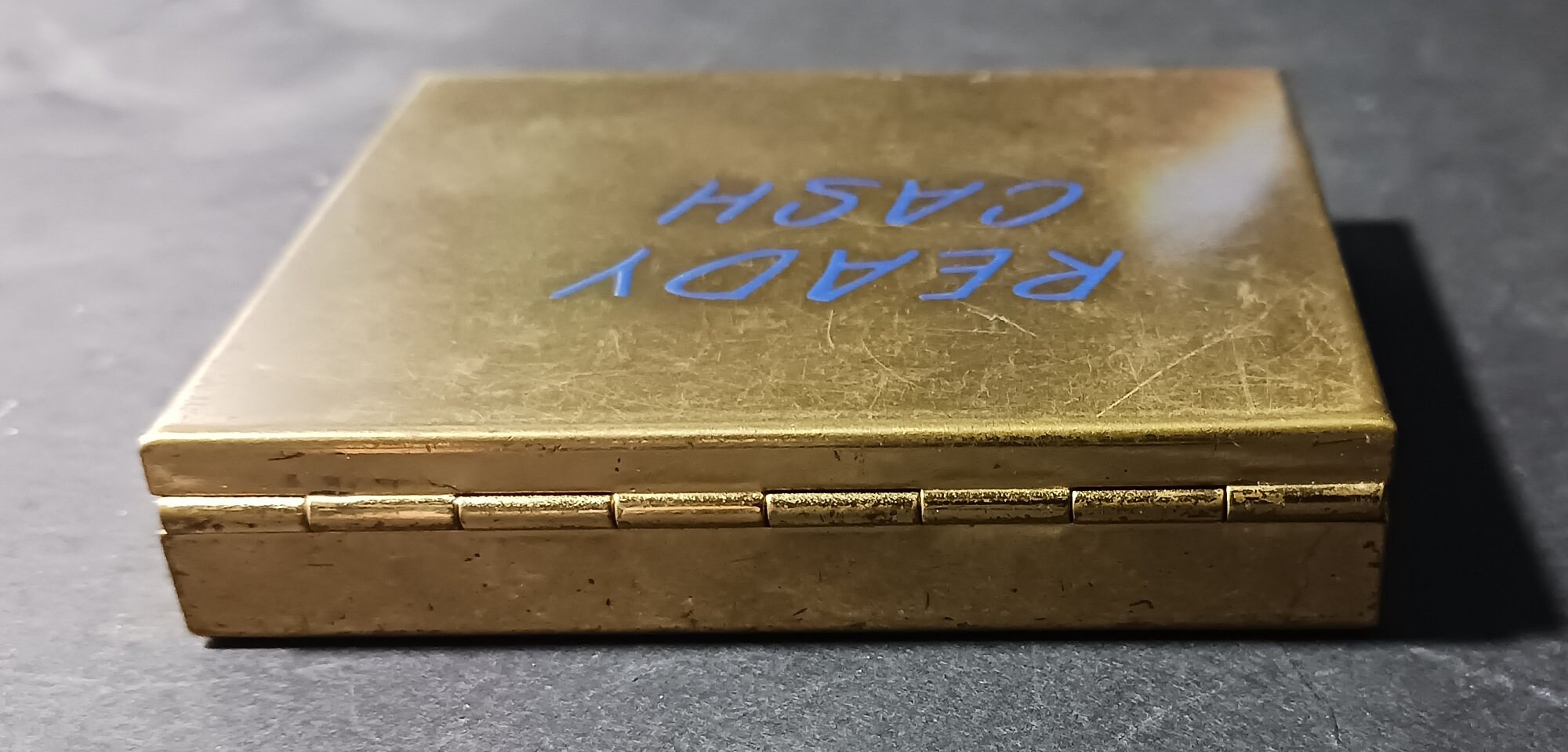 Ready Cash Gold Tone Petty Cash Holder. 1960's. Fast, Free Shipping to ...