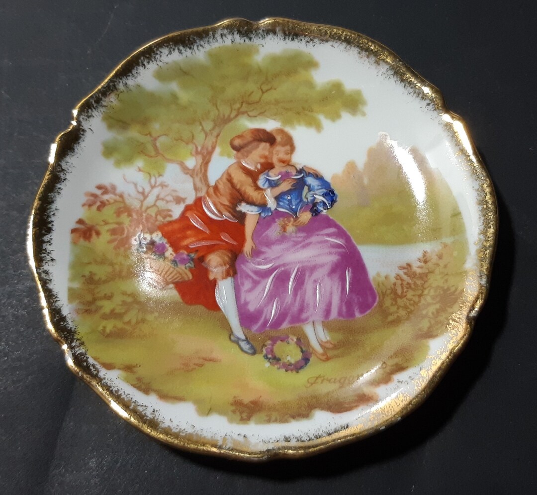 Limoges Vintage Porcelaine D'art Signed Fragonard Butter - Etsy