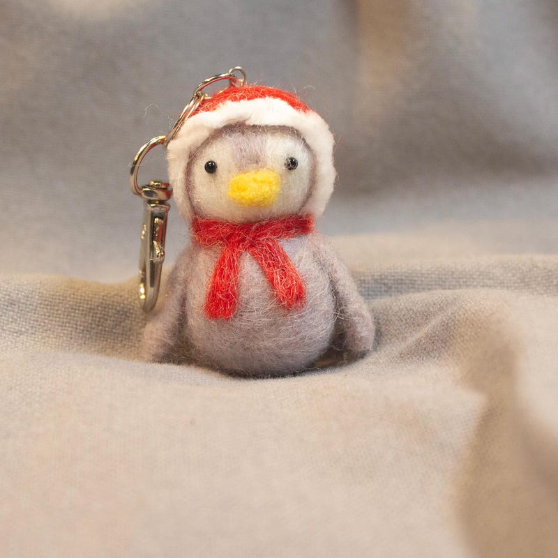 Needle Felt Penguin - Etsy